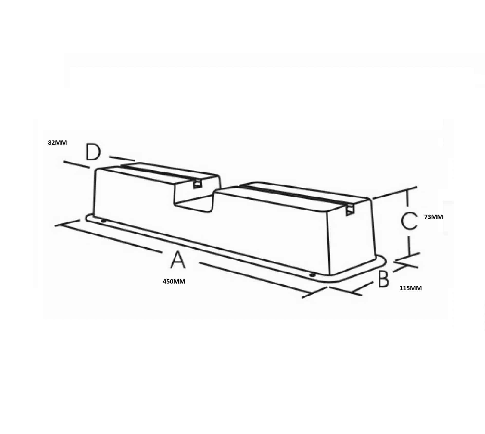 Bradley PACF450 Plastic Aircon Feet | HVACTOOLS Australia