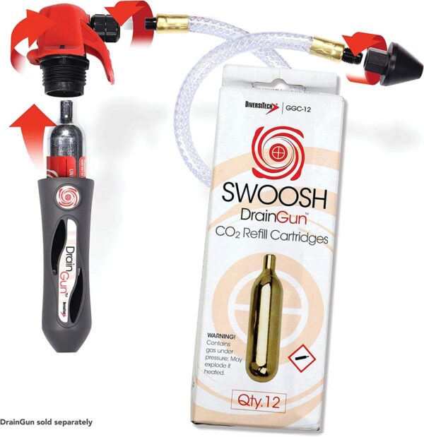 DiversiTech GGC-12 CO2 Drain Gun Cartridges | HVACTOOLS Australia